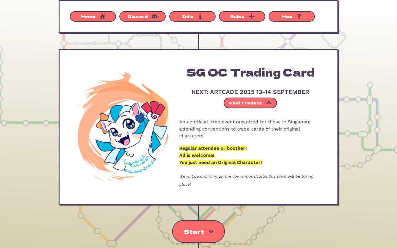 SG OC Trading Cards